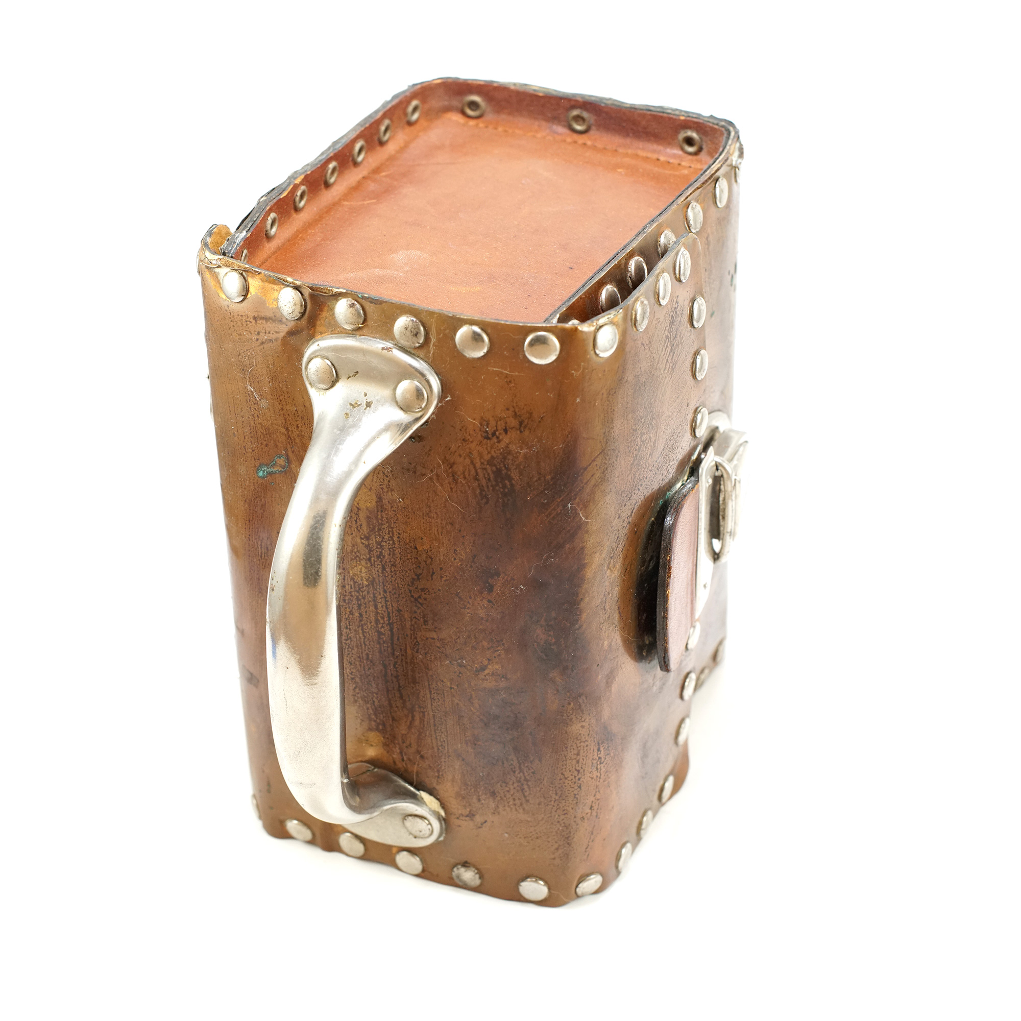 Unique Bespoke Leather and Copper Purse